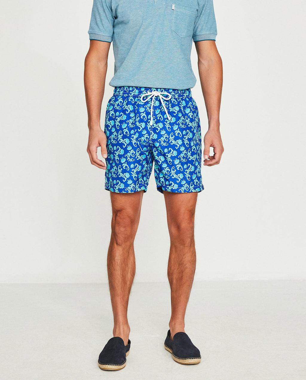 Flower print bermuda swim shorts – MIRTO