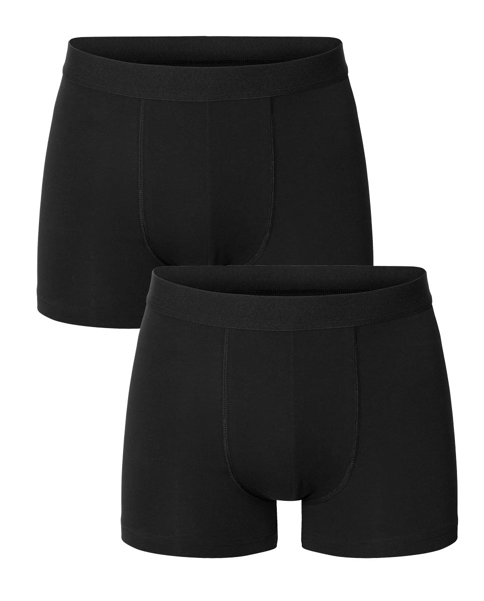 Boxer brief micro modal black 2-pack by MIRTO